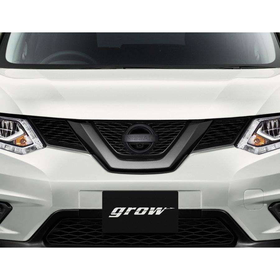 grow T32/NT32 エクストレイル 前期 カーボングリルモール シルバー エアロ カーパーツ : INVENTER - 通販 - Yahoo!ショッピング