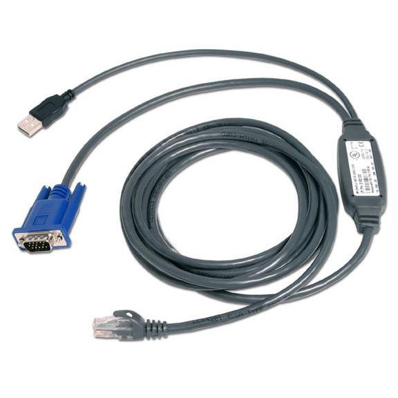 Autoview 1415/1515/2000用 USB CAT 5統合アクセス・ケーブル : 10フィート(3m) USBIAC-10 ...