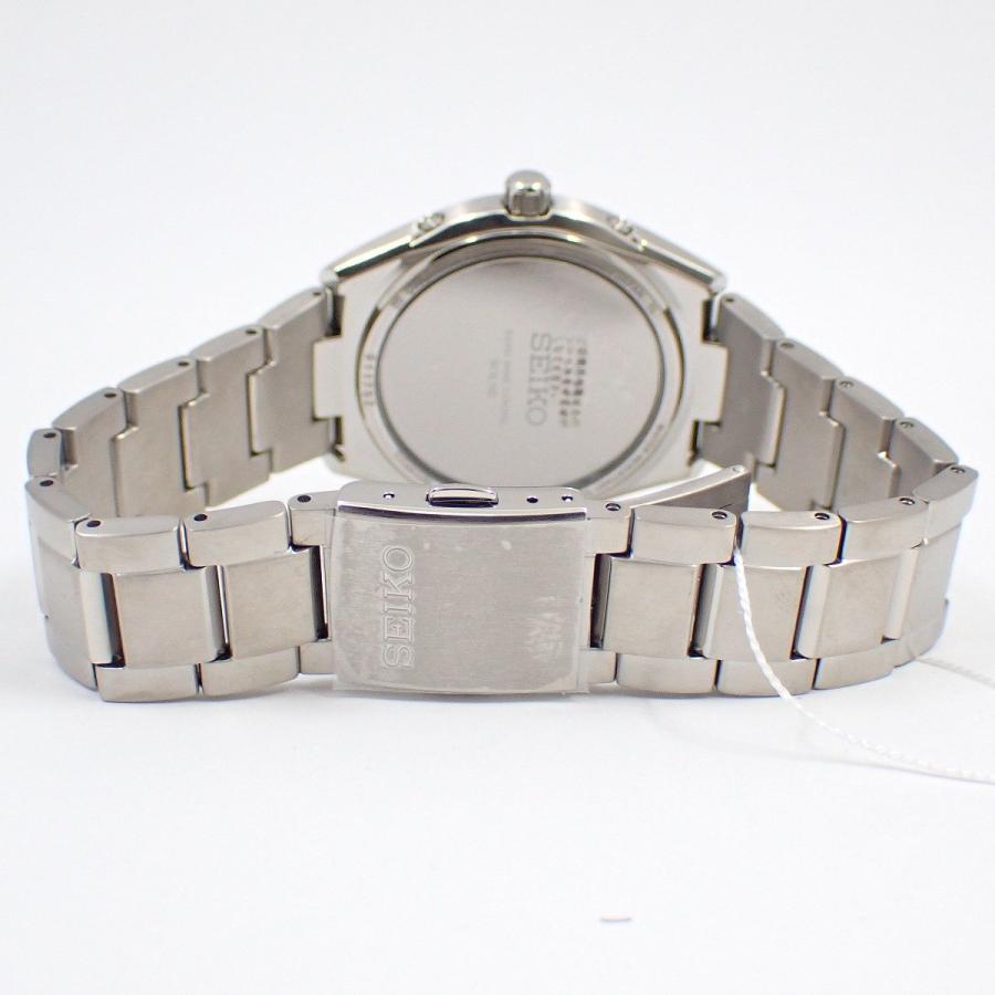 ソーラー電波（BRIGHTZ） 【美品】SEIKO セイコー ブライツ ソーラー電波 メンズ 腕時計 チタン 黒文字盤 SAGZ083 ...