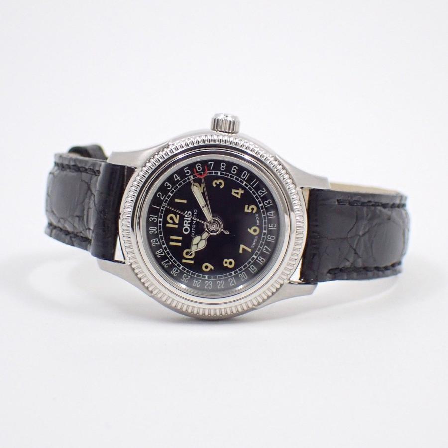 ORIS オリス ポインターデイト 自動巻き レディース 腕時計 黒文字盤 純正革ベルト 584 7472【いおき質店】 : いおき質店 ...