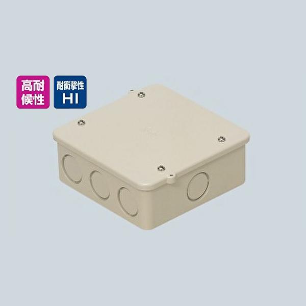 未来工業 PVK-BLNJ PVKボックス 大形四角深型 ノック付き ベージュ : 電材アイオライト ヤフー店 - 通販 - Yahoo!ショッピング