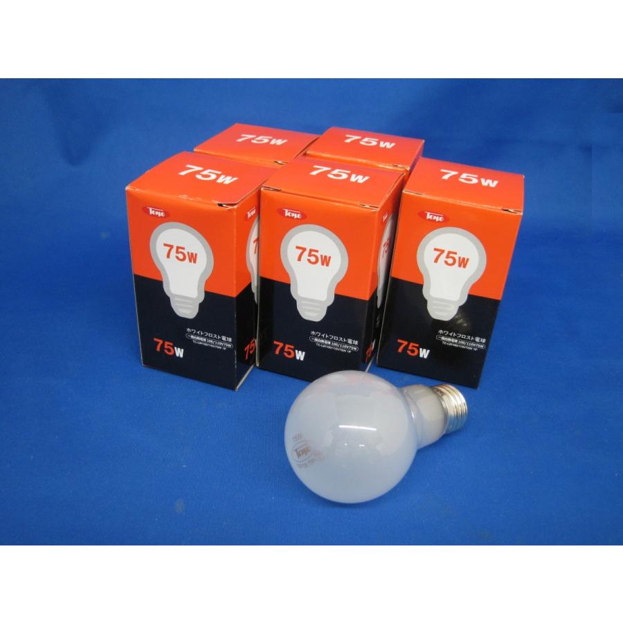 白熱電球 5個セット 口金E26 60W東洋ライテック TC-LW100/110V75W 019 : 電材アイオライト ヤフー店 - 通販 - Yahoo!ショッピング