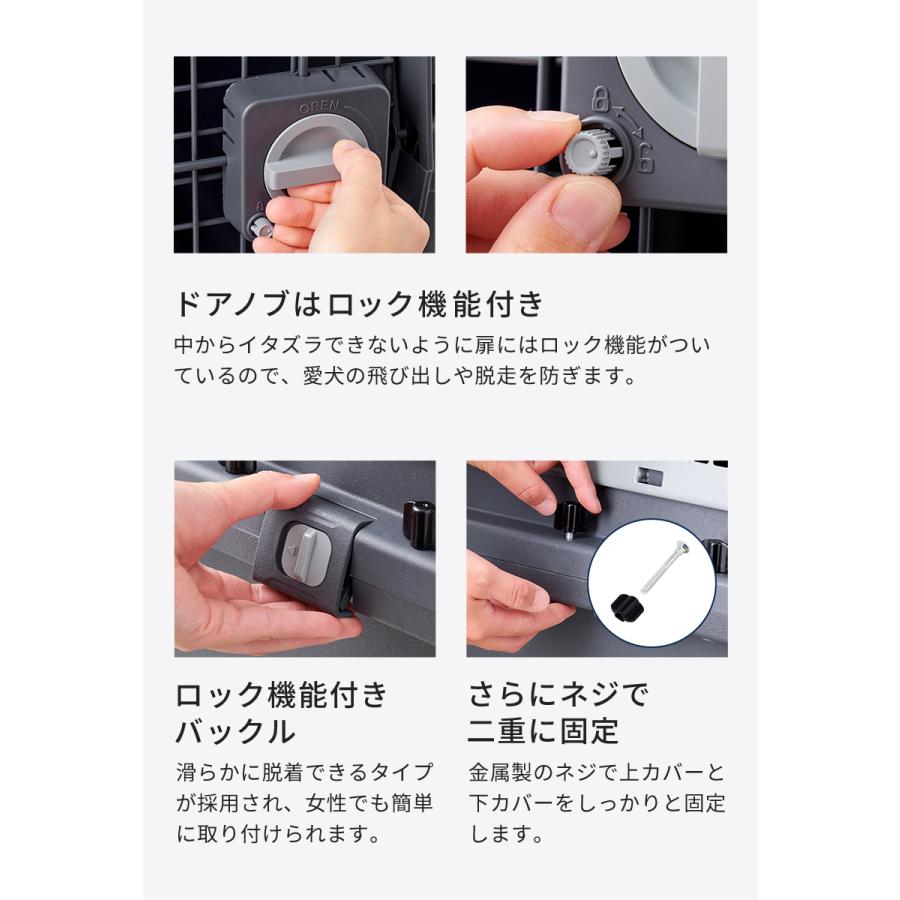 (OFT) ペットケンネル・ファーストクラス ブラックエディション L80 【送料無料（北海道・沖縄・離島等除く）】(クレート 大きめ) :7322:OFT STORE Yahoo!店 ...