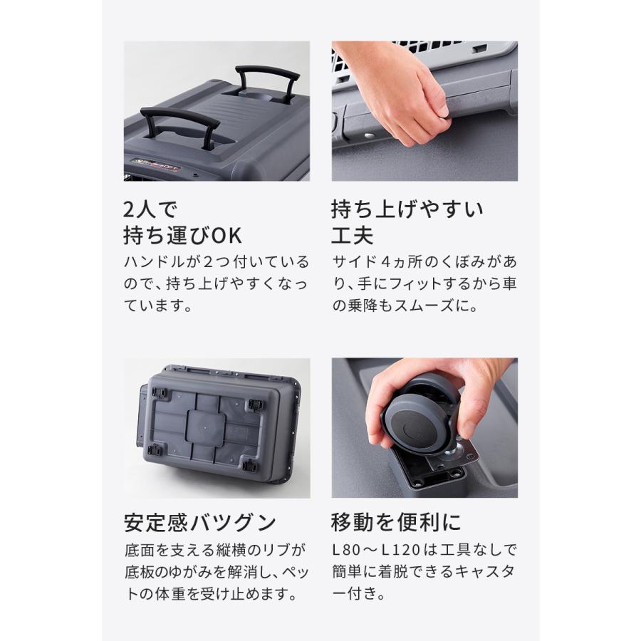 (OFT) ペットケンネル・ファーストクラス ブラックエディション L80 【送料無料（北海道・沖縄・離島等除く）】(クレート 大きめ) :7322:OFT STORE Yahoo!店 ...