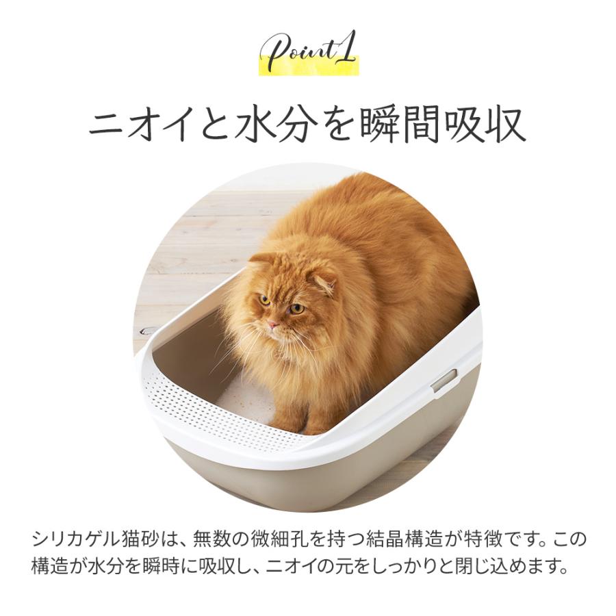 OFT (OFTバーゲン~9/18) クリスタルシリカサンド pH checker 3.8L(1.5kg) 8袋セット 猫砂 猫 ネコ ねこ 消臭 鉱物 トイレ ラヴィートワレ : OFT ...