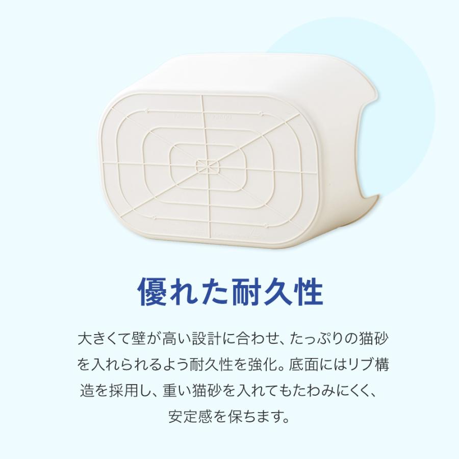 OFT [大型 抗菌 猫トイレ TALL WALL BOX - L(本体)] 猫 ねこ ネコ ネコトイレ ねこトイレ 大きめ 深い 高い 飛散 : OFT STORE Yahoo!店 - 通販 ...