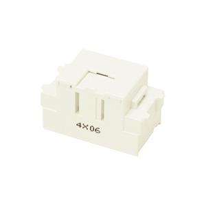 神保電器 JEC-BN-WUK4-PW 電話用埋込モジュラージャック薄形 6極4心用 : IPX - 通販 - Yahoo!ショッピング