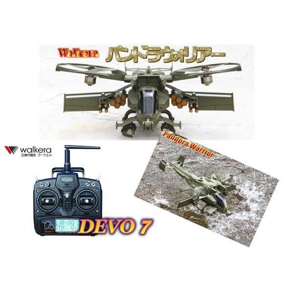 ワルケラ ＜ワルケラ正規代理店ゴーウエル＞Walkera Pandora Worrior パンドラウォリアー RCヘリコプター DEVO7フルセット RTF 2.4Ghz/アルミケース付 ...