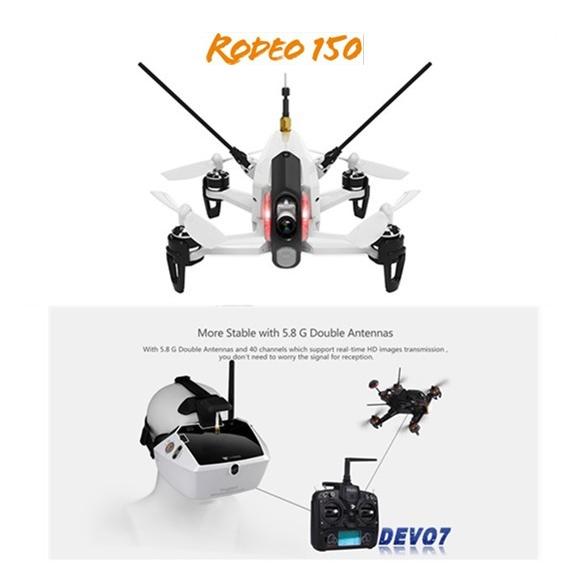 ワルケラ ＜ワルケラ正規代理店＞Walkera Rodeo 150 & DEVO 7 レーシング Goggle 4 3D版 RC クアッドコプター RTF 2.4GHz （600TVL カメラ ...
