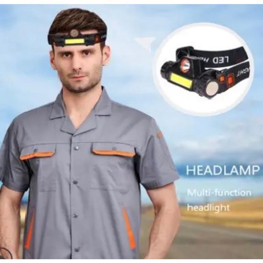 2個セット LEDヘッドライト USB充電式 90°回転 キャンプ 夜釣り 登山 :aa0049:IPPACHIネット - 通販 - Yahoo!ショッピング