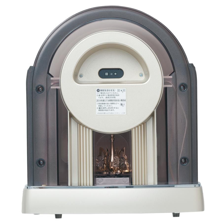 SEIKO セイコー BY238B 置き時計 電波時計 連続秒針 スイープムーブメント メロディ : 時の逸品館セイコークロック専門店 ...