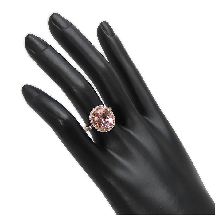 送料無料 K18PG 5.17ctモルガナイト ダイヤモンド リング 10号 18金ピンクゴールド 指輪 鑑別書付 逸品質屋 丸高 24k4-13 : 24k4-13 : 逸品質屋 丸高 ...