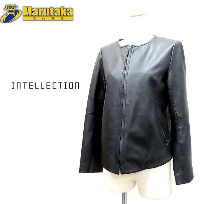 インテレクション 送料無料 ライダースジャケット 黒 42 INTELLECTION 逸品質屋 尼崎 : 逸品質屋 丸高 甲子園店 - 通販 - Yahoo!ショッピング