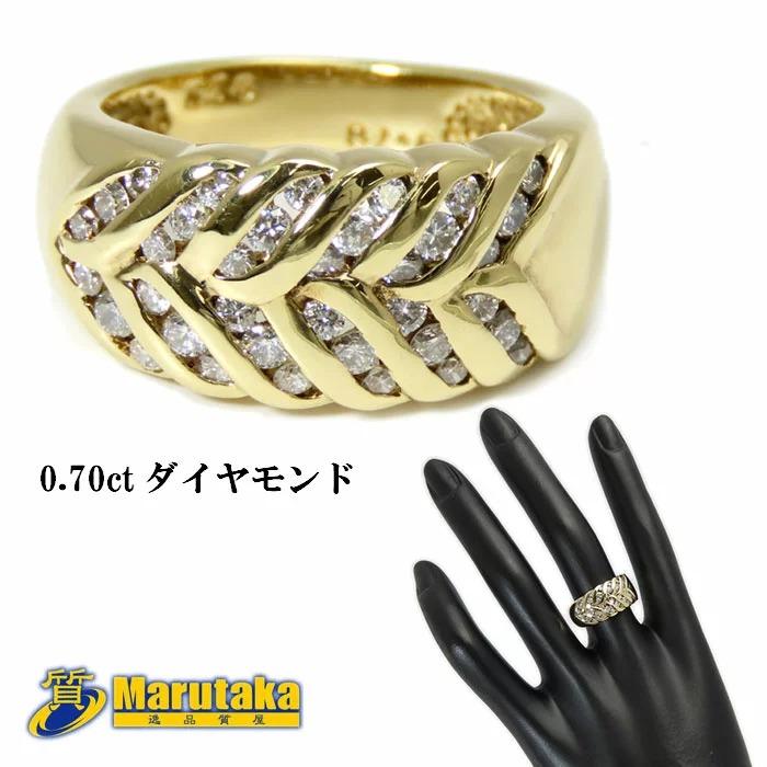 送料無料 ダイヤモンド ゴールド リング 12号 鑑別書 K18 D0.70ct 稲穂 麦 麦の穂 18金 逸品質屋 丸高 尼崎 a14k2283 : 逸品質屋 丸高 甲子園店 - 通販 ...