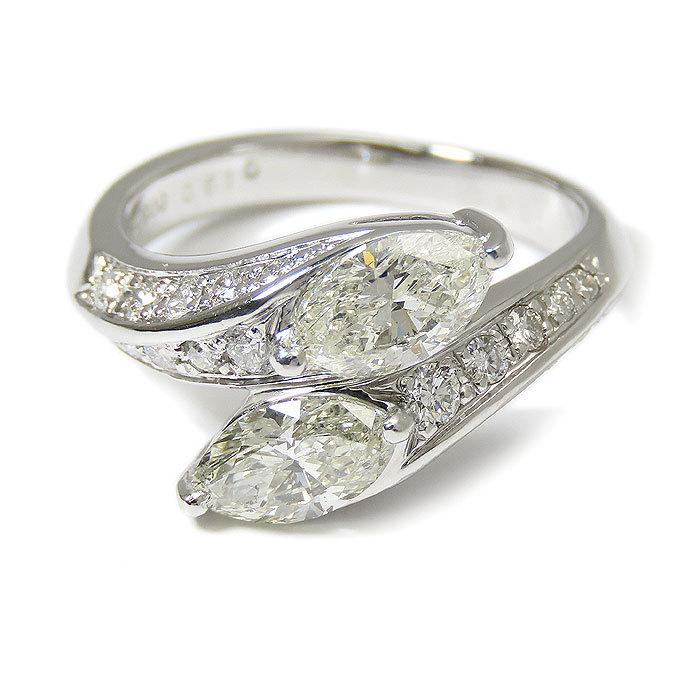 送料無料 マーキスカット ダイヤモンド プラチナ リング 9号 鑑定書 Pt900 0.610ct 0.665ct 逸品質屋 尼崎 a19k12-1 : 逸品質屋 丸高 甲子園店 - 通販 ...