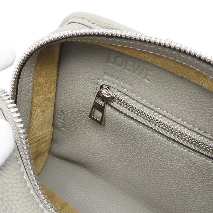 Amazona（LOEWE） 送料無料 ロエベ アマソナ23 グレー 2WAY ショルダー ハンド バッグ レザー LOEWE AMAZONA23 逸品質屋 丸高 尼崎 兵庫 a23-6-4 ...