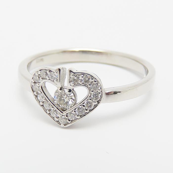 送料無料 ハートモチーフ ダイヤモンド リング 11号 K18 WG D0.20ct 2.6g ホワイトゴールド 指輪 逸品質屋 丸高 尼崎 : 逸品質屋 丸高 甲子園店 - 通販 ...