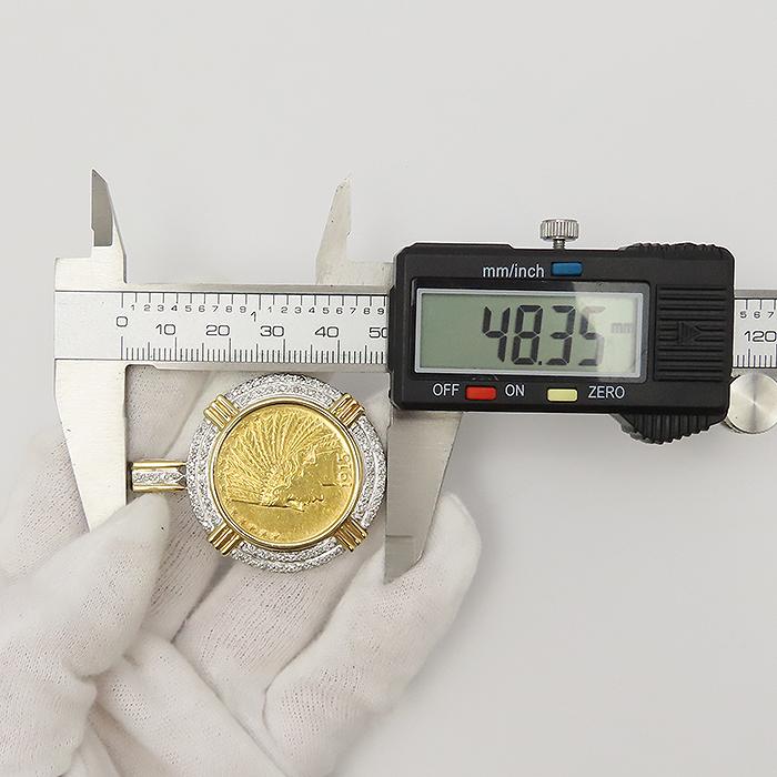 送料無料 インディアンコイン ペンダント トップ ダイヤモンド K21.6 K18 Pt900 約30g D0.50ct 逸品質屋 尼崎 : 逸品質屋 丸高 甲子園店 - 通販 - Yahoo ...