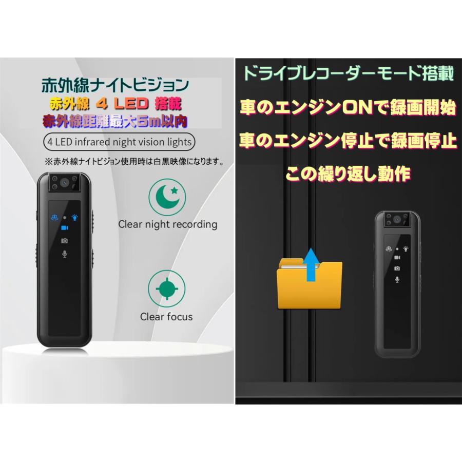 最新 正規品 TB-CS7 小型 ポケット クリップ 防犯カメラ 軽量 録画 録音 赤外線 ナイトビジョン 簡単 操作 長時間 トラブル 記録 小型カメラ ドライブレコーダー : 東京ベス ...