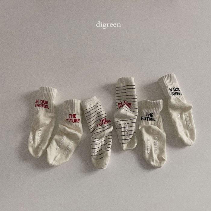 ＜BABY＞ ＜KIDS＞digreen Future socks set 3足set 靴下 滑り止め付き クルーソックス キッズ 赤ちゃん 韓国子供服 女の子 男の子 くすみ色 : 韓国子供 ...