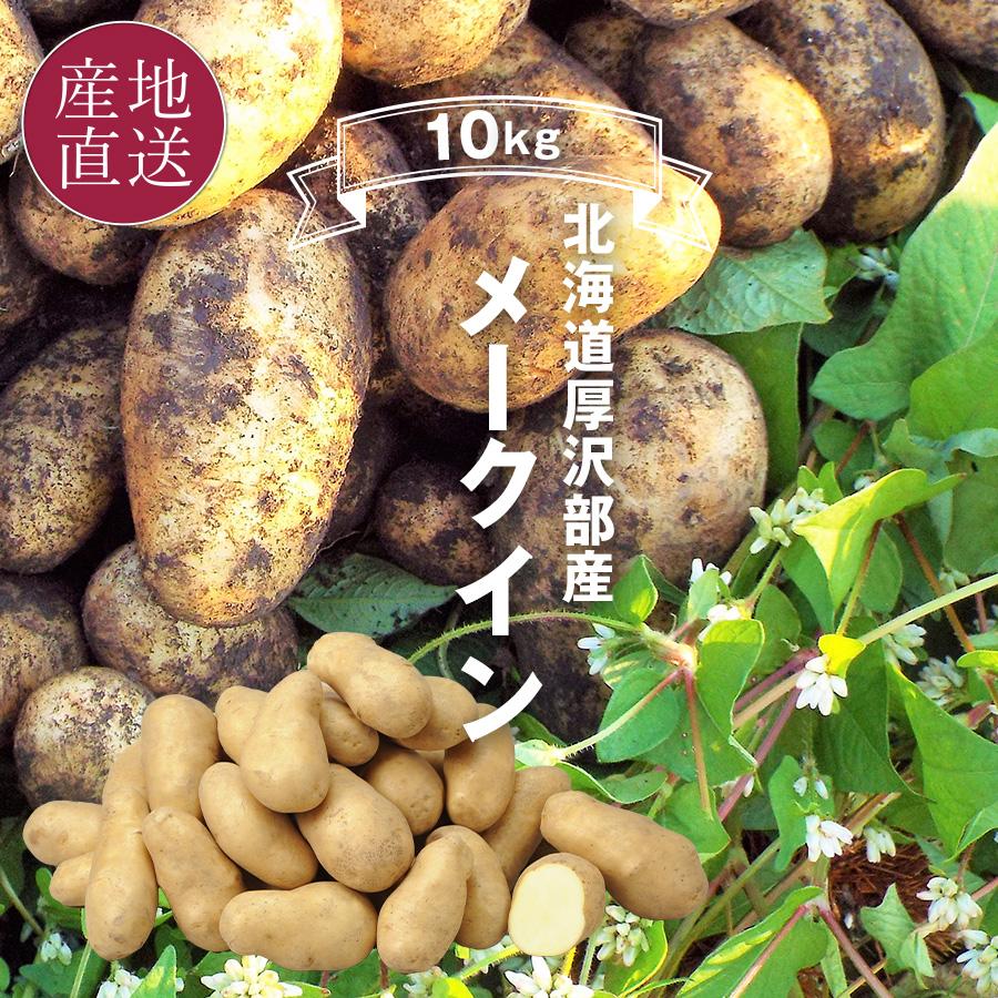【早期終了。大変申し訳ございません】じゃがいも 北海道 メークイン 10kg (2L〜Mサイズ混合) 新じゃがいも 厚沢部 メークイン発祥の地 : 北海道の美食逸品イランカラプテ - 通販 ...