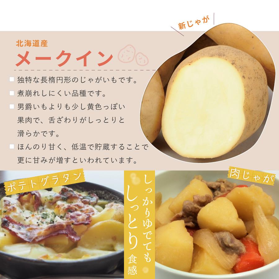 【早期終了。大変申し訳ございません】じゃがいも 北海道 メークイン 10kg (2L〜Mサイズ混合) 新じゃがいも 厚沢部 メークイン発祥の地 : 北海道の美食逸品イランカラプテ - 通販 ...
