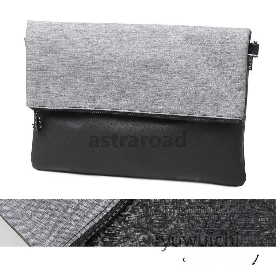 クラッチバッグ メンズ ショルダーバッグ ストラップ付 2way 高級感 コンパクト A4 サフィアーノ素材 ナイロン 肩がけ 大人カジュアル ポケット多め レジスタ : アイリスの弓 ...