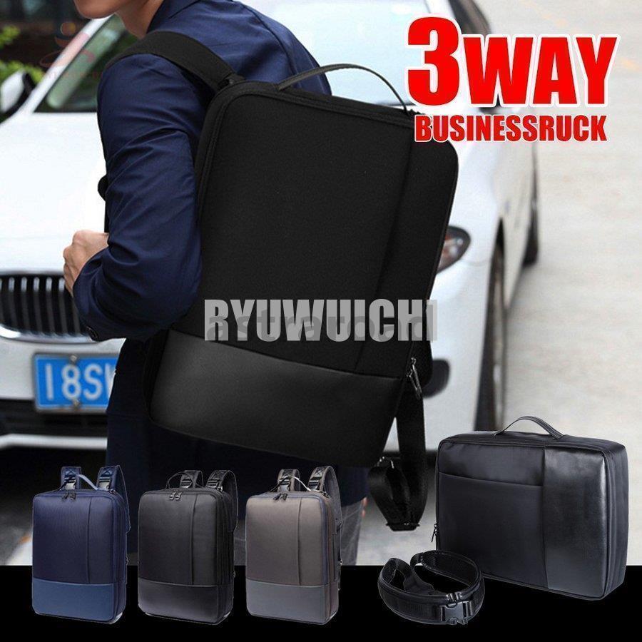 ビジネスリュック メンズ 3way ショルダーバック 斜め掛け リュックサック 防水 ナイロン PU 大容量 軽量 通学 通勤 出張 旅行 : アイリスの弓 - 通販 - Yahoo!ショッピング