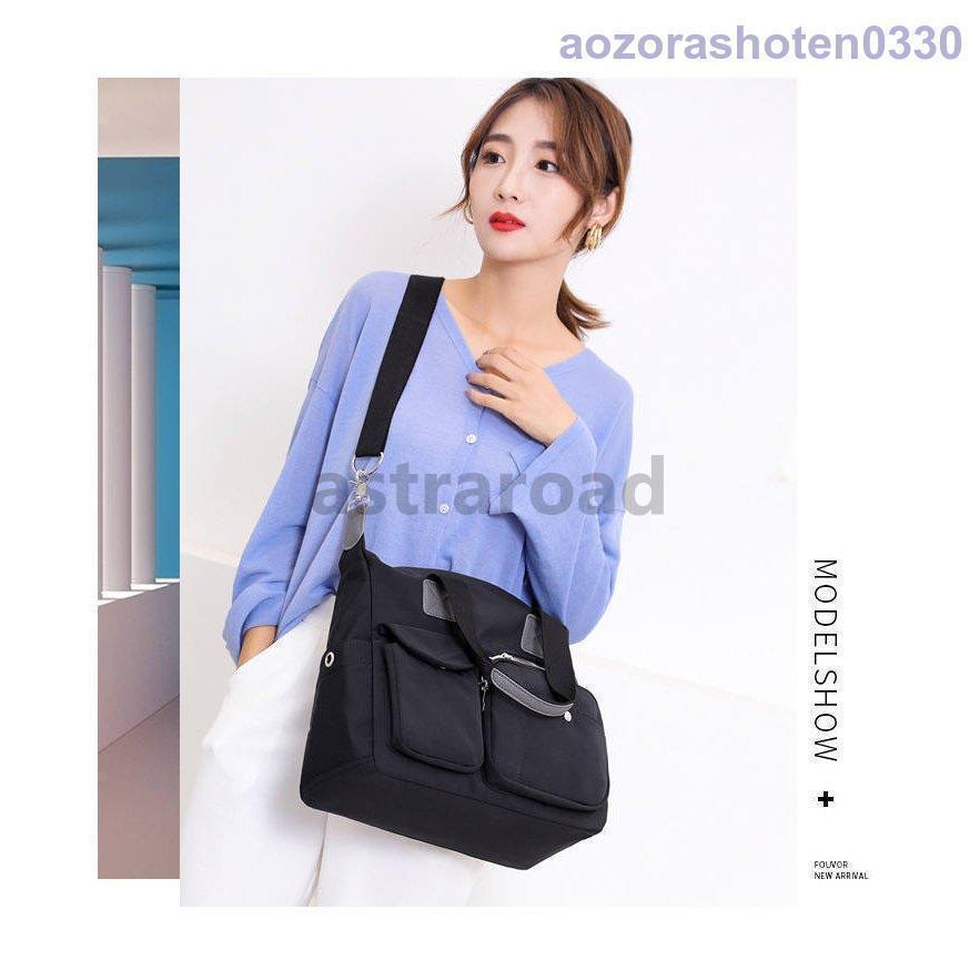 レディース 春夏 ショルダーバッグ かばん 肩掛けバッグ A4対応 ポーチ おしゃれ 手提げ袋 大容量 軽い キャンパス : アイリスの弓 - 通販 - Yahoo!ショッピング