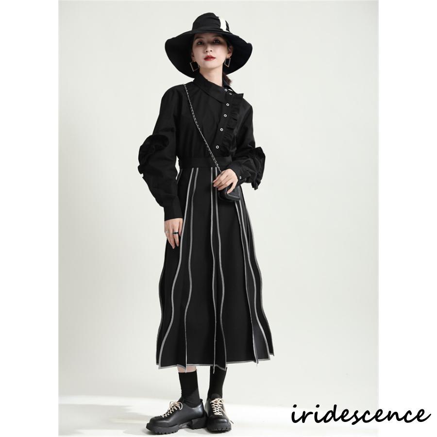 フリルブラウス シャツ ブラウス レディース トップス ロング丈 フリルブラウス シャツ ブラウス レディース トップス ロング丈