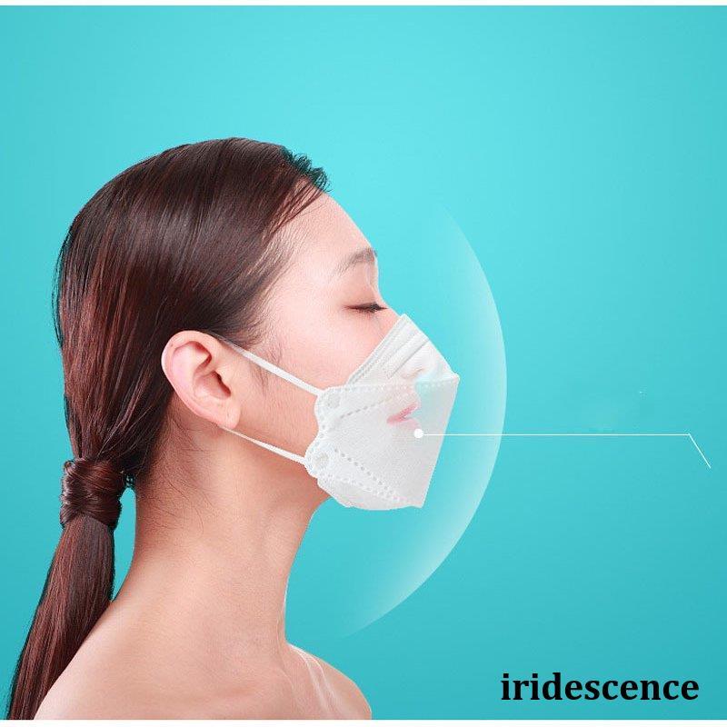 冷感マスク KF94マスク 3D立体 夏用 ひんやり 個包装 30枚 冷感不織布マスク 涼感 飛沫防止 4層 白 黒 蒸し暑くない 通勤 使い捨て KF94 マスク : アイリスの弓 - 通販 ...