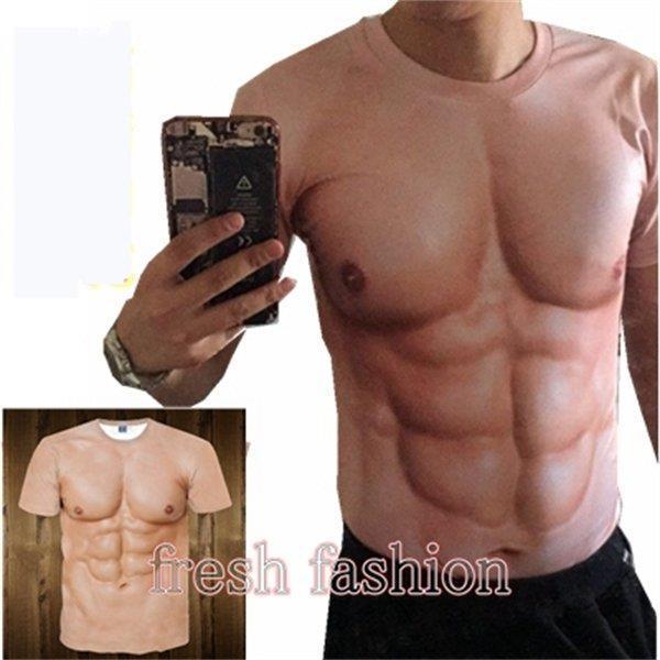 大 おもしろTシャツ 筋肉シャツ 3DTシャツ アニマル 3D アメカジ おもしろ 筋肉 メンズ リアル プリント トップス おしゃれ おそろい 個性的 ファッション : アイリスの弓 ...