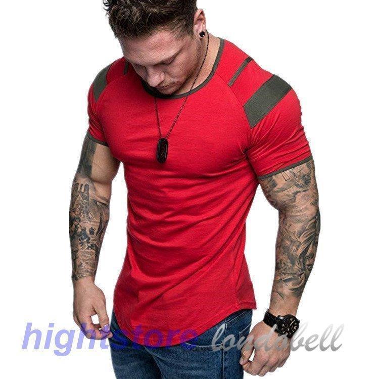 大きいサイズM-3XL Tシャツ 半袖 ゆったり メンズ トップス トレーニング フィットネスウェア 普段着 部屋着 カジュアル 吸汗速乾 筋トレ 運動 スポーツ 夏 : アイリスの弓 ...