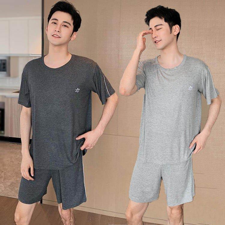 パジャマ メンズ 夏 ルームウェア セットアップ 半袖 Tシャツ 丸首 ショートパンツ 寝巻き 部屋着 おしゃれ カジュアル 柔らか 薄手 快適 紳士 父の日 : アイリスの弓 - 通販 ...