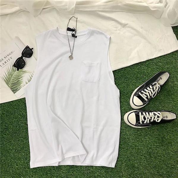 タンクトップ メンズ インナー インティー トレーニング トップス ノースリーブ 胸ポケット 涼しい 吸汗速乾 tシャツ 汗対策 シンプル :sf-0605-B58:アイリスの弓 - 通販 ...