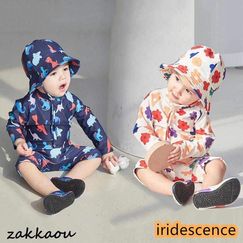 ベビー 水着80 スイムウェア 女の子 ロンパース 赤ちゃん 長袖 ラッシュガード キッズ 男の子 UVカット オールインワン 水遊び 帽子 かわいい おしゃれ : アイリスの弓 - 通販 ...