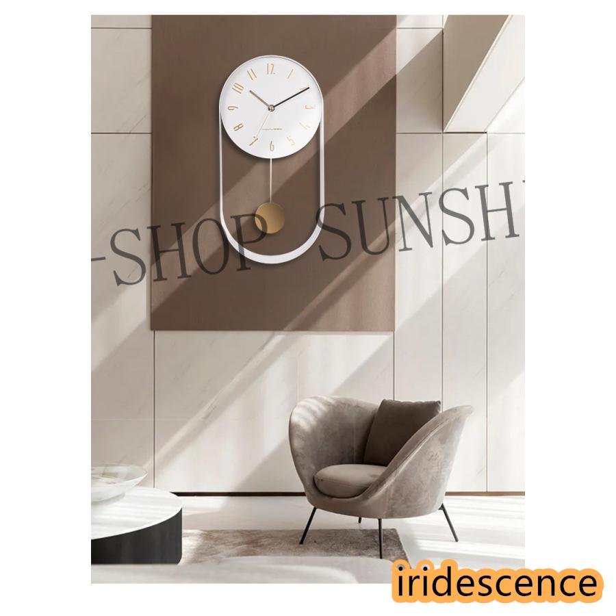 壁 掛け時計 おしゃれ 振り子時計 クロック 金属製 新生活応援 アクリル インテリア 時計 16inch モダン 北欧 新築祝い ギフト 電池 静音 :sf-0804-sz48:アイリスの弓 ...