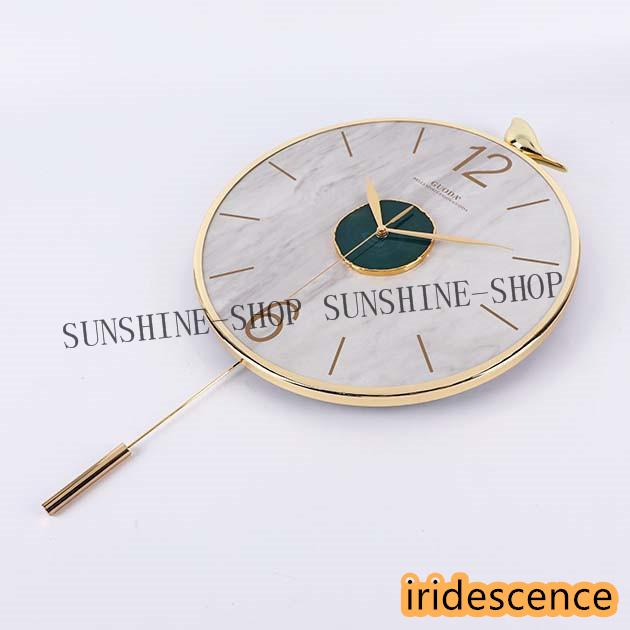 振り子時計 壁掛け時計 おしゃれ クロック 金属製 デザイン 新生活応援 天然石 インテリア デザイン 大きめ 静音 新築祝い ギフト 電池 :sf-0804-sz49:アイリスの弓 - 通販 ...