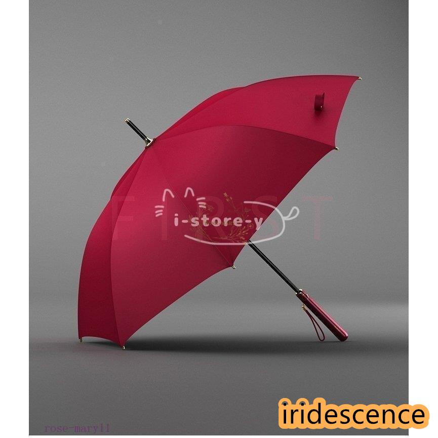 長傘 メンズ/レディース おしゃれ 雨傘 日傘 ワンタッチ 梅雨対策 紳士用 ビジネス傘 耐風 ワンタッチ長傘 撥水加工 頑丈な8本骨 晴雨兼用 uvカット : アイリスの弓 - 通販 ...