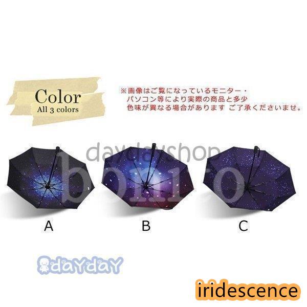 自動開閉 折りたたみ傘 晴雨兼用 メンズ レディース 日傘 完全遮光 uvカット 大きい ワンタッチ開閉 裏星雲柄 : sf-0804-ys-a84 : アイリスの弓 - 通販 - Yahoo ...