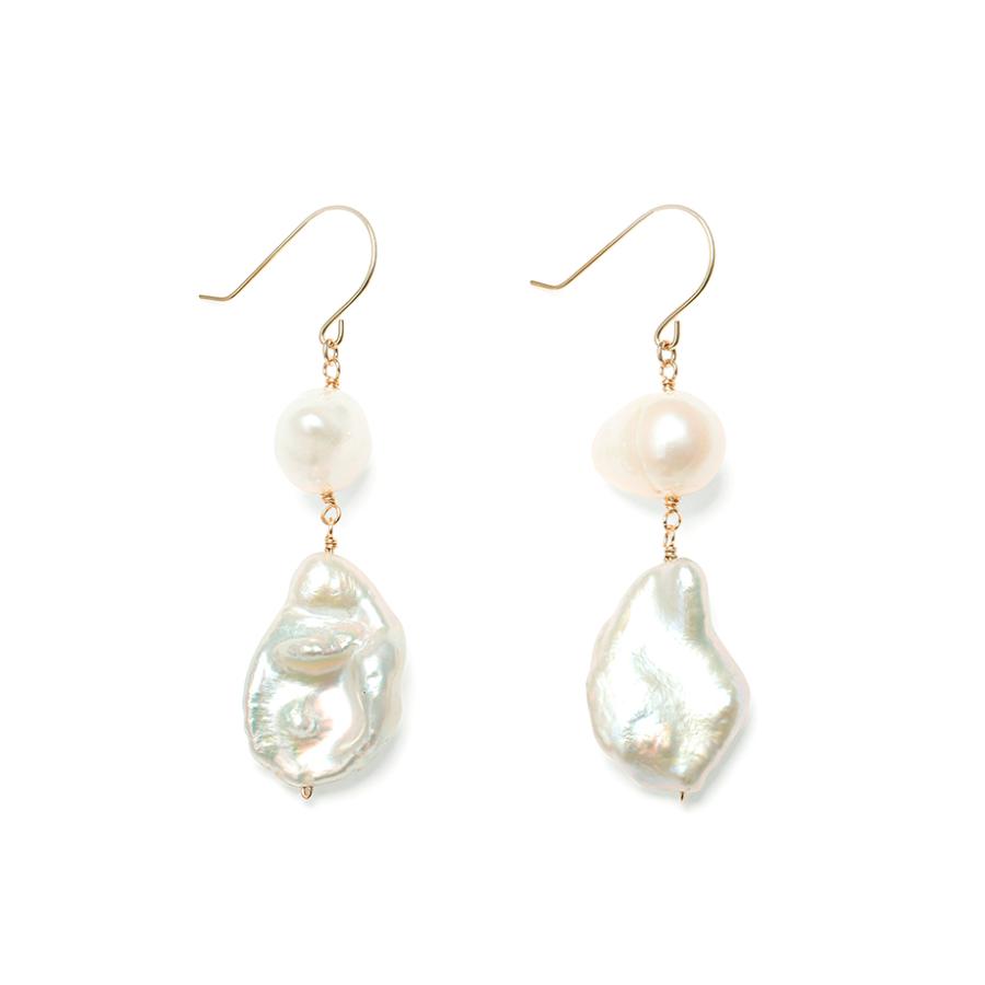 [BASIC] Keshi Pearl Pierced earrings : ie-007 : Irise coffret Yahoo!ショップ - 通販 - Yahoo!ショッピング