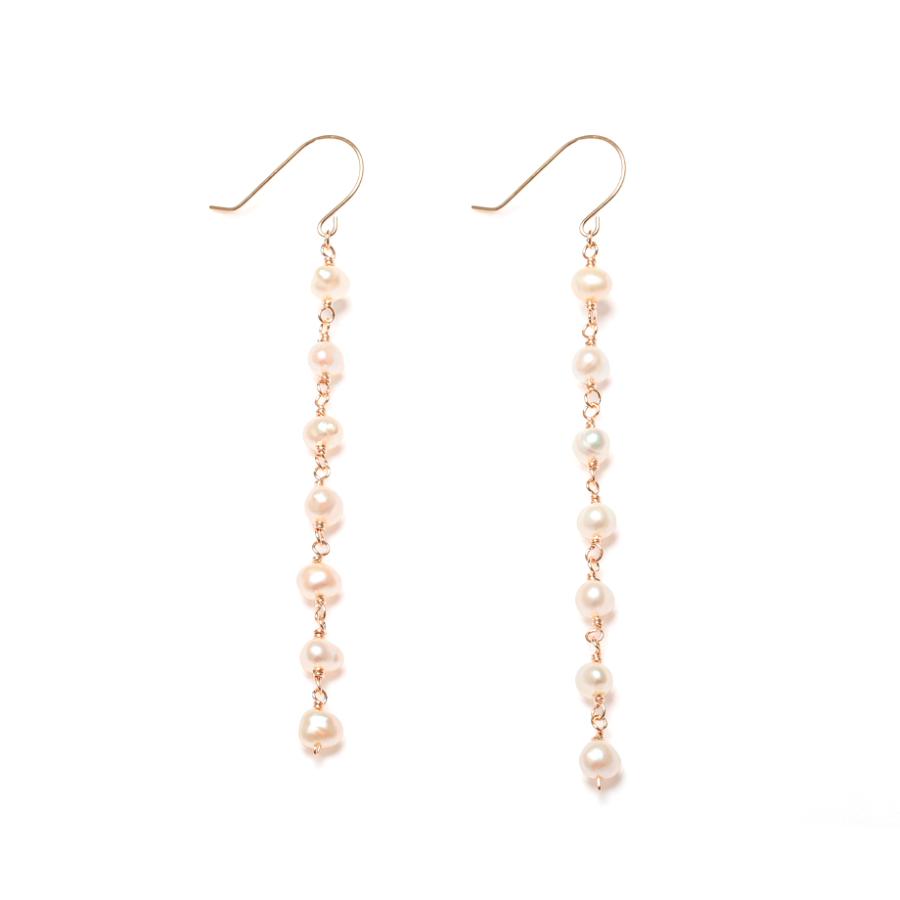 [BASIC] Pearl Long Pierced earrings : ie-033 : Irise coffret Yahoo!ショップ - 通販 - Yahoo!ショッピング