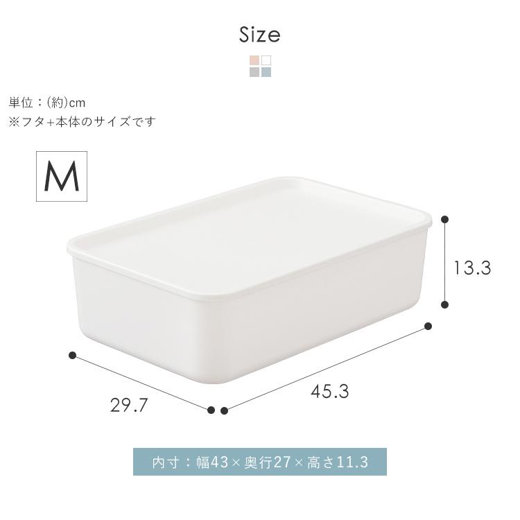 IRIS OHYAMA 収納ボックス フタ付き 4個セット Sサイズ Mサイズ アイリスオーヤマ 小物入れ スタッキング 積み重ねBOX 小物 ...