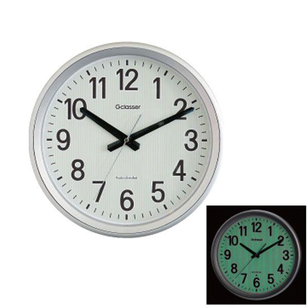 時計 壁掛け おしゃれ 掛け 電波掛時計 ダクスト GDK-003 キングジム : アイリスプラザ Yahoo!店 - 通販 - Yahoo ...