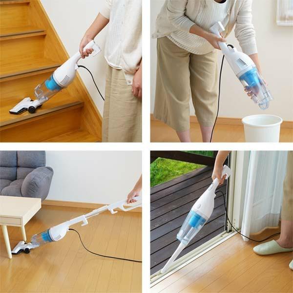 ツインバード 掃除機 吸引力 サイクロン スティック掃除機 スティッククリーナー ハンディ TC-E151W TWINBIRD 2WAY 紙パック不要 : アイリスプラザ Yahoo!店 ...