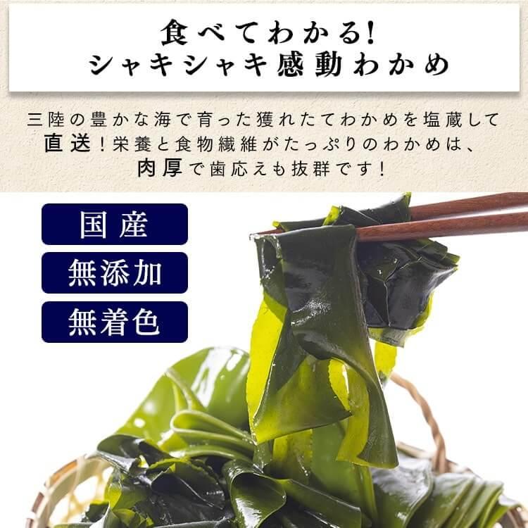 \最大P18.5％／わかめ 冷蔵 三陸産 塩蔵わかめ 500g 代引不可 三陸未来 海藻 : アイリスプラザ Yahoo!店 - 通販 - Yahoo!ショッピング