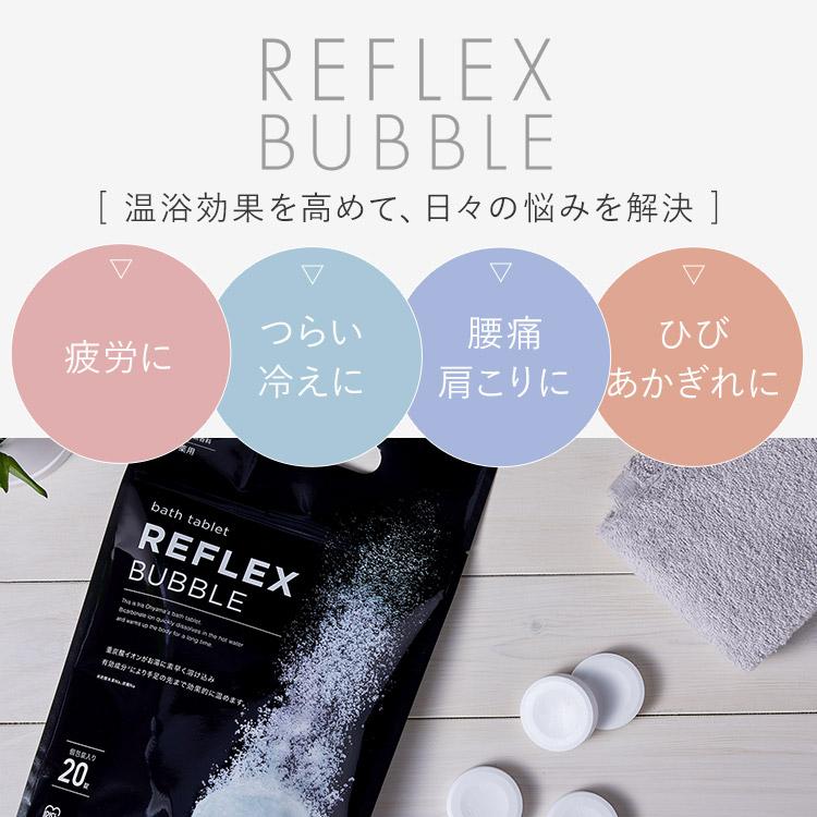 入浴剤 重炭酸入浴剤 温浴 冷え性 疲労回復 温浴 60粒セット 肩こり 腰痛 重炭酸入浴剤REFLEX BUBBLE(SK) (D ...