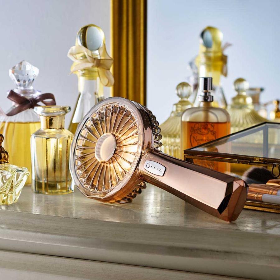 Toffy ハンディファン トフィー LED FN19 USB充電 風量調節 ポータブル 携帯扇風機 小型扇風機 シルバー ピンクゴールド トフィ かわいい おしゃれ : アイリスプラザ ...