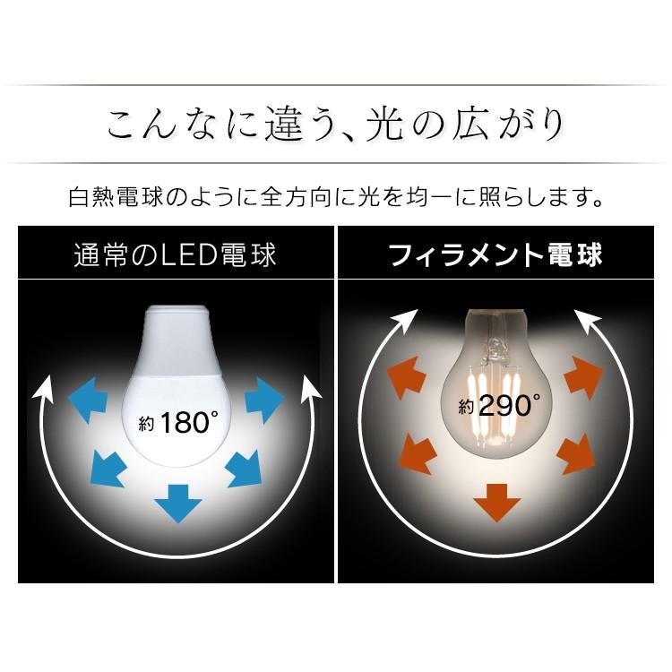 IRIS OHYAMA led電球 電球 E17 25W相当 230lm 昼白色 電球色 LED アイリスオーヤマ フィラメント電球 LDA2N-G-E17-FC LDA2L-G-E17-FC ...