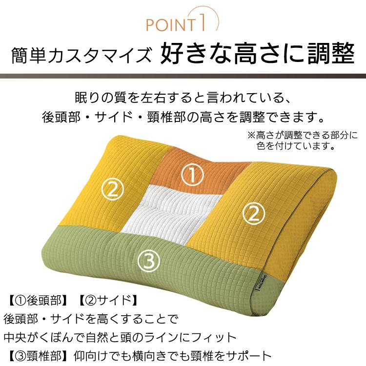 IRIS OHYAMA 枕 肩こり 洗える 低反発 まくら ボリューム パイプ枕 パイプ 高さ調節 カスタマイズ 通気性 ワッフル生地 ふんわりスリープピロー PPU-4060T アイリス ...